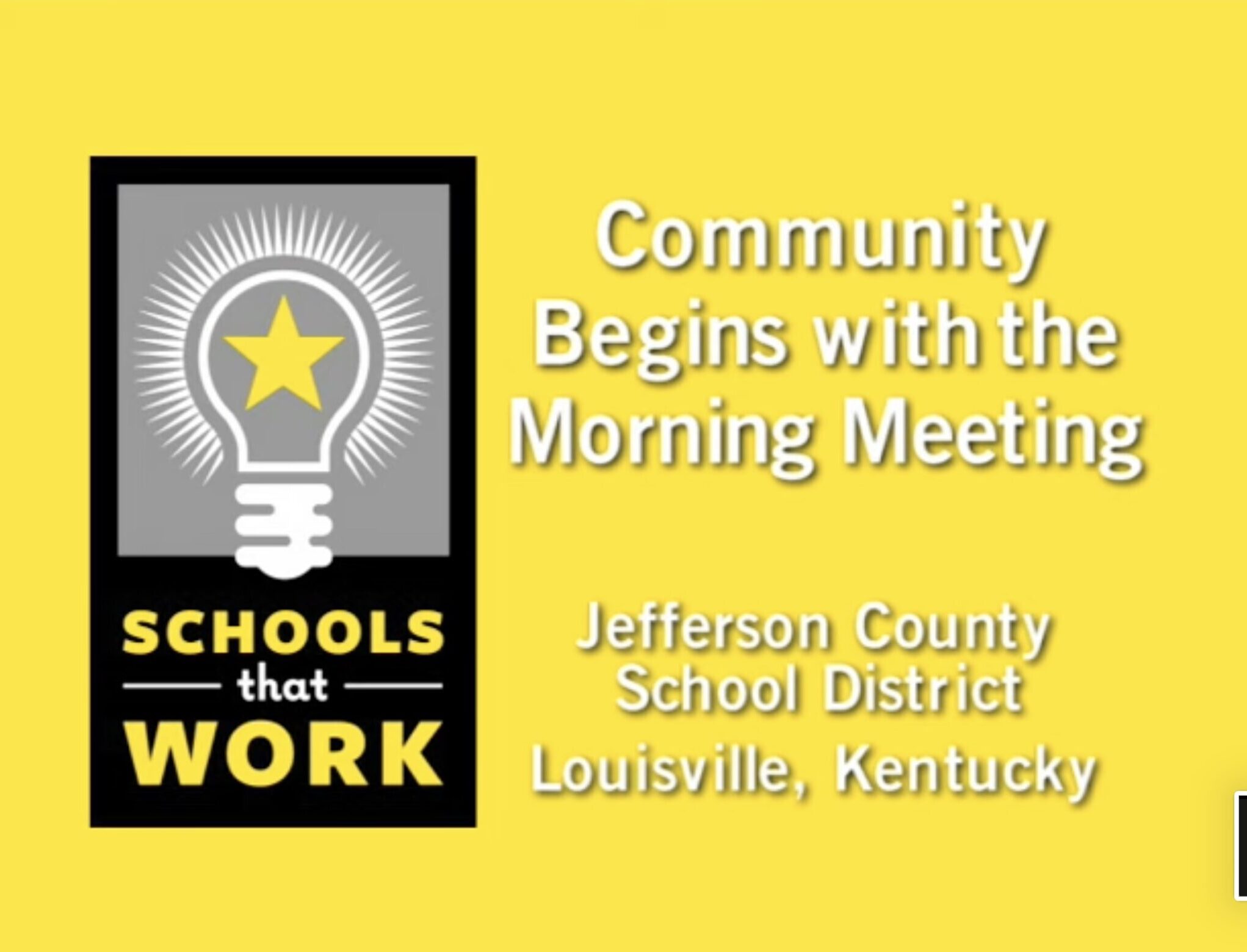 Community Begins with Morning Meeting - NC Center for Resilience & Learning