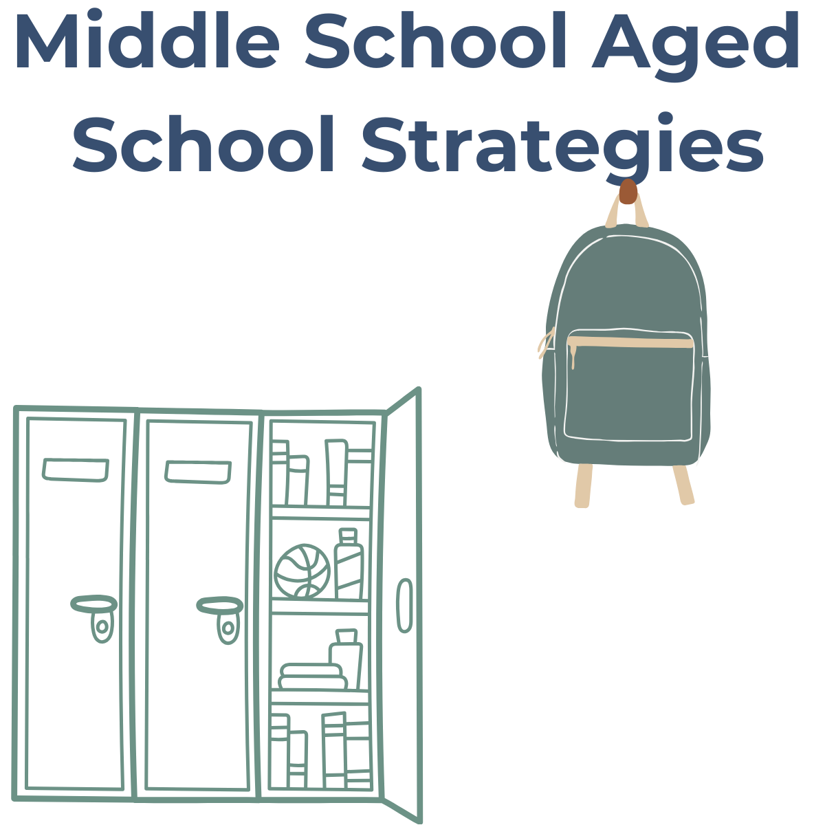 Sensory Processing: Middle School Aged School Strategies - NC Center ...